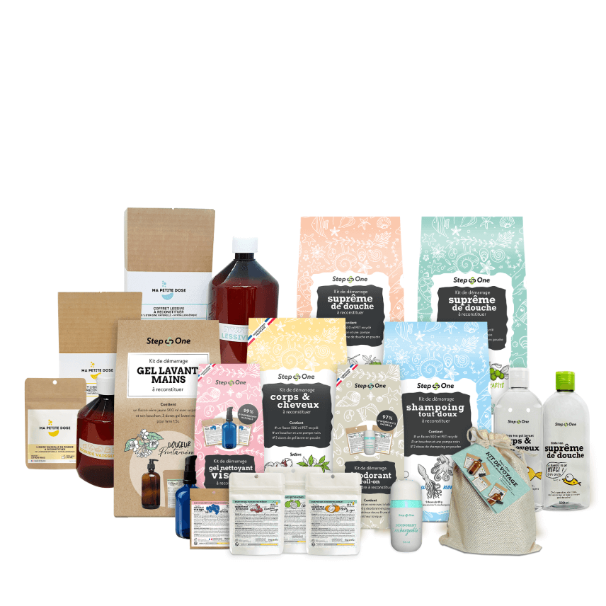 Step & One: Produits de bain en poudre à reconstituer – STEP ONE