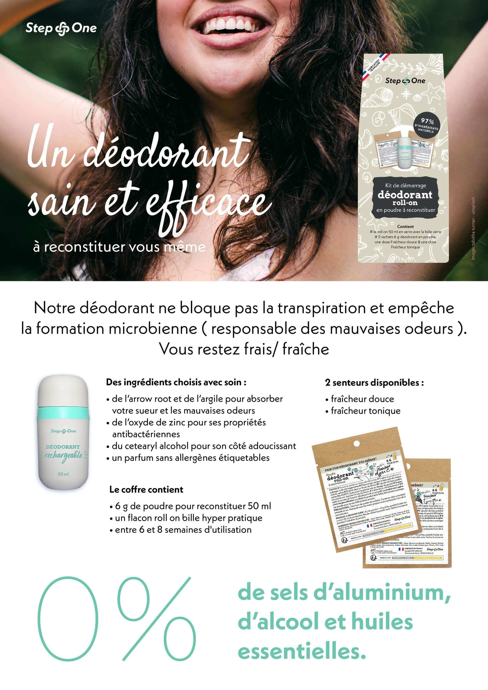 Coffret Déodorant Step One - Écologique & Sain – STEP ONE